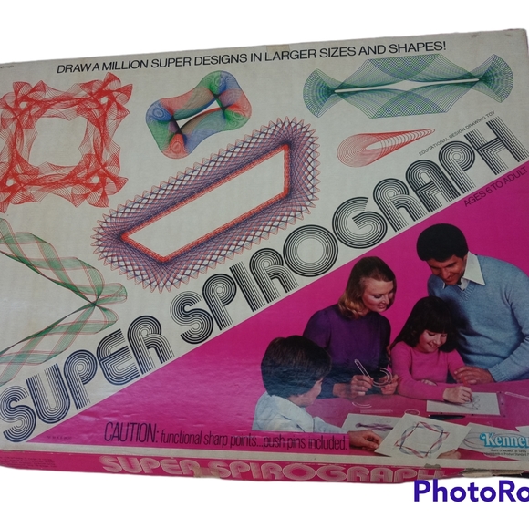Kenner | Toys | Vintage 974 Kenner Super Spirograph 14271 Design ...